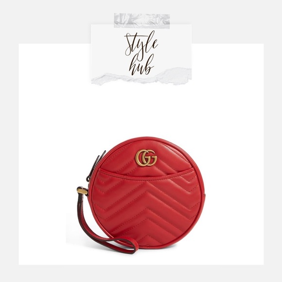 Gucci | Bags | Gucci Marmont Round Wristlet | Poshmark